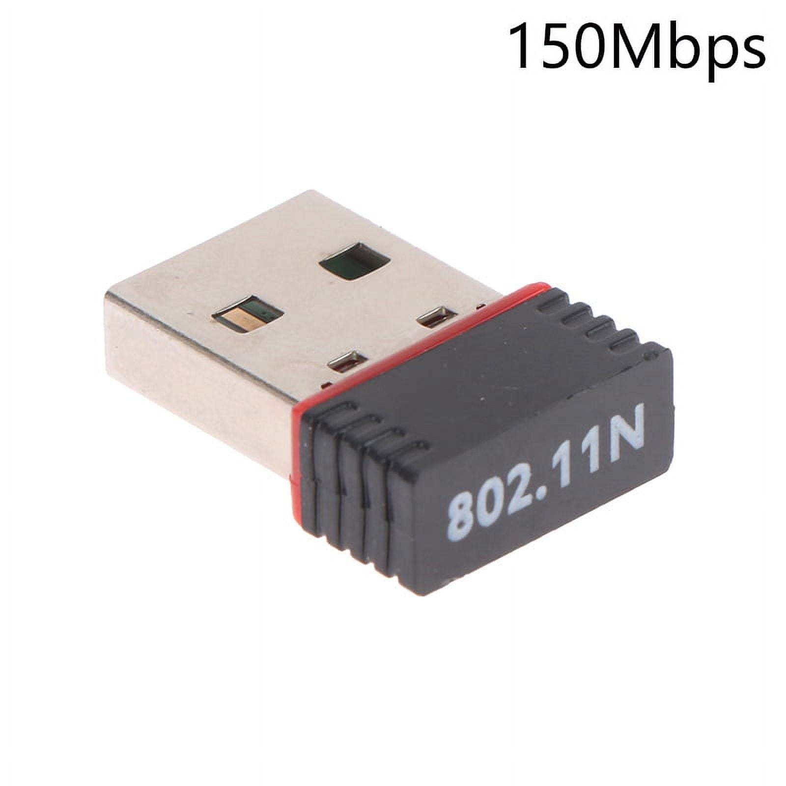 Mini USB Wifi Adapter 802.11n Antenna 150Mbps USB Wireless Receiver Dongle Network Card External ...