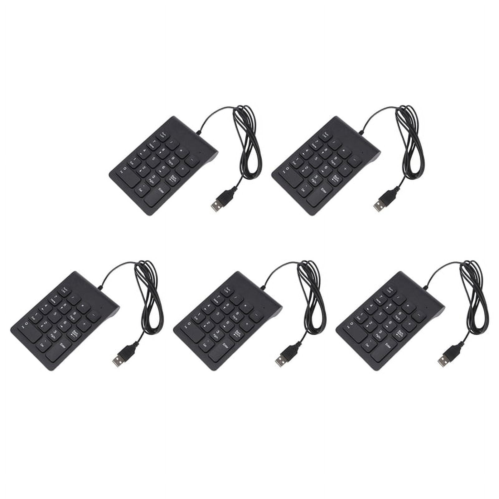 Mini USB Wired Numeric Keypad Numpad 18 Keys Digital Keyboard (Black ...