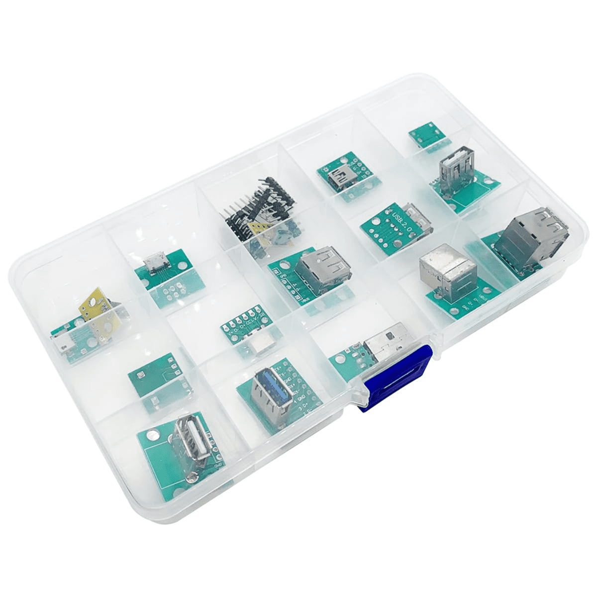 Mini USB to DIP Connector with PCB Board, Micro-USB,USB 2.0,Type C,USB B,USB 3.0,16 Models ...