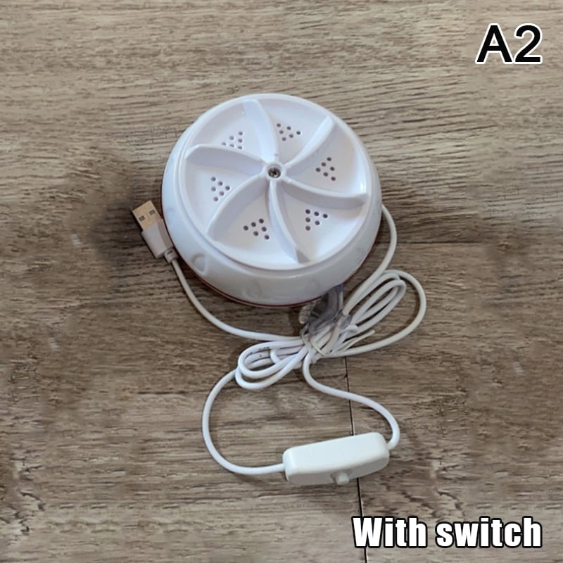 Mini Ultrasonic Turbo Washer For Home Travel Portable USB Powered ...