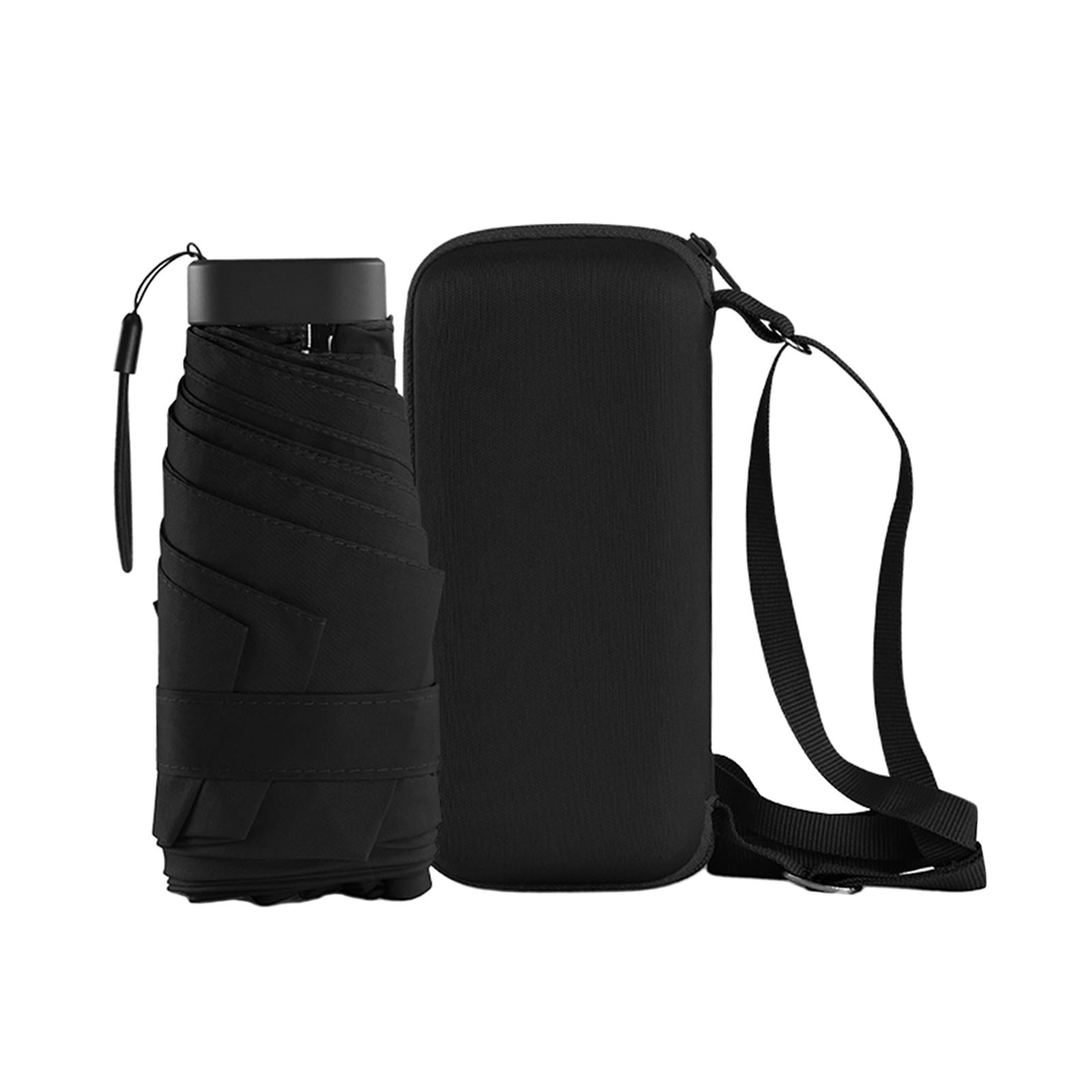 Mini Umbrella Portable Folding Umbrella 6 Ribs Rain Umbrella Travel ...