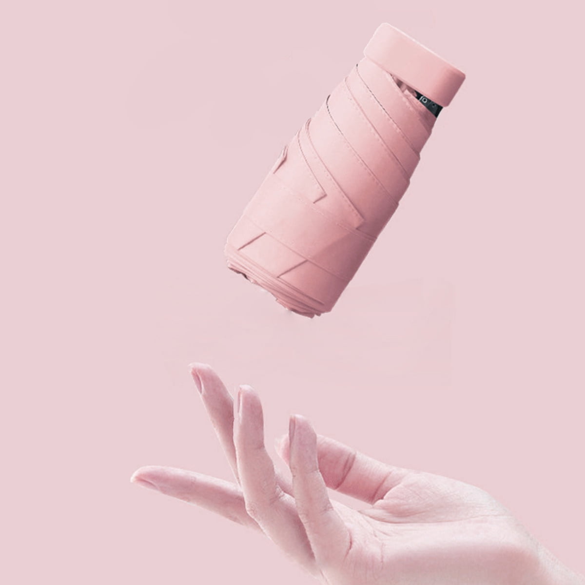 Mini Umbrella Small Travel Umbrella with Case Ultra-Portable Anti-UV ...