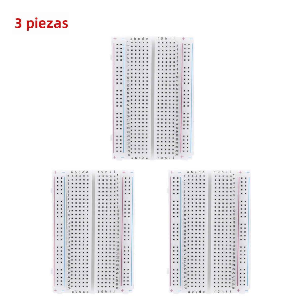 Mini Universal PCB Solderless Breadboard with 400 Connection Points for ...
