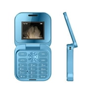 2024 New Mini Flip Mobile Phone i17 pro/i16 pro 2 SIM Card Small Display Foldable Cell Phone ...