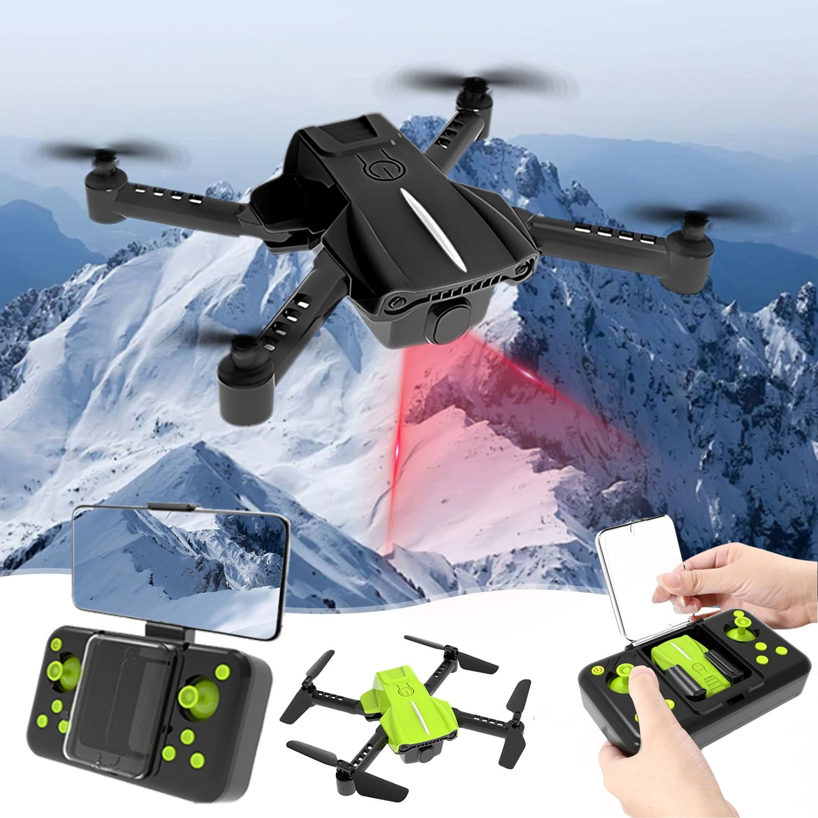 Mini Unmanned Aerial Fidget Toys Vehicle High-definition Aerial Toys ...