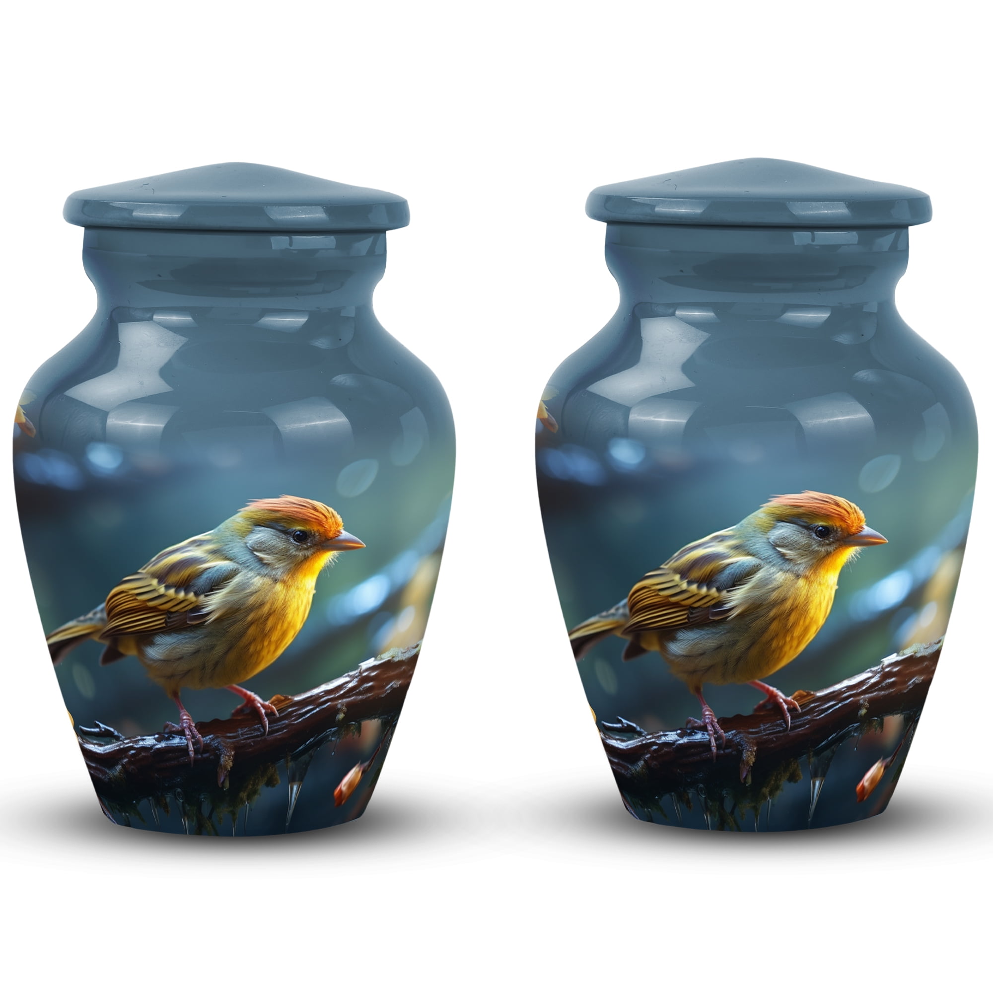 Mini Urns For Human Ashes Keepsake - Yellow Bird Urn For Human Ashes ...