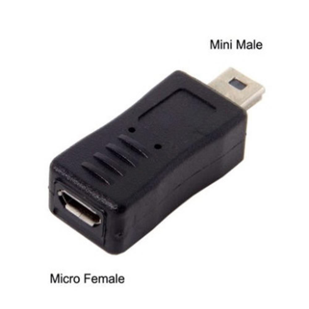 Mini Usb Male to Micro usb female adapter connector charging charger ...