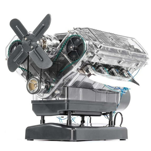 Mini V8 Engine Model Kit Internal Combustion Model V8 Motor Simulation ...