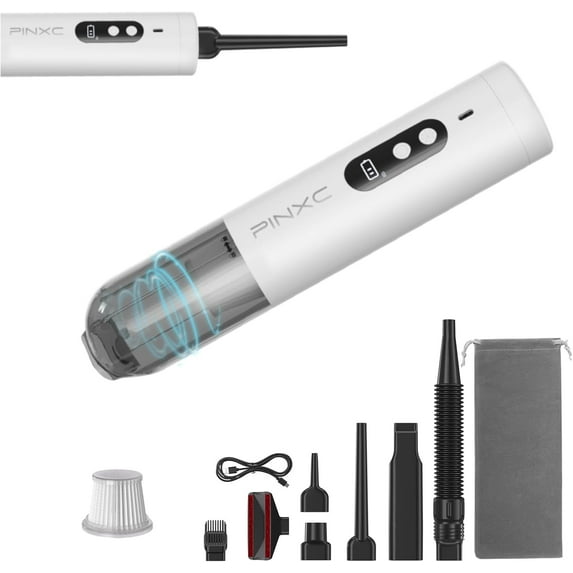 Mini Vacuum Cleaner Cordless 15000PA High Power,Handheld Car Vacuum, 5 ...