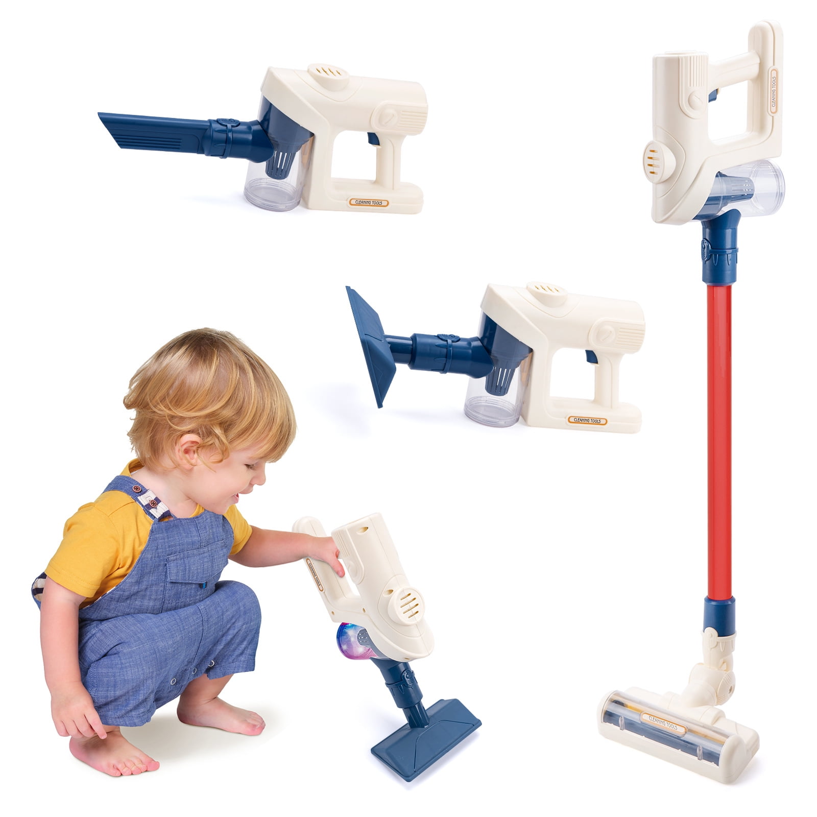 Mini Vacuum Cleaner Toy Set for Kids - Simulation Pretend Play with ...