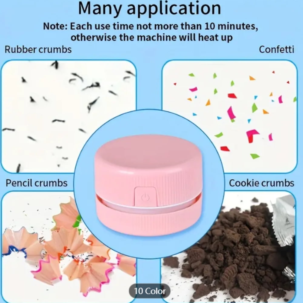 Mini Vacuum Cleaner for Keyboard Car Office Desk - Compact Lightweight ...