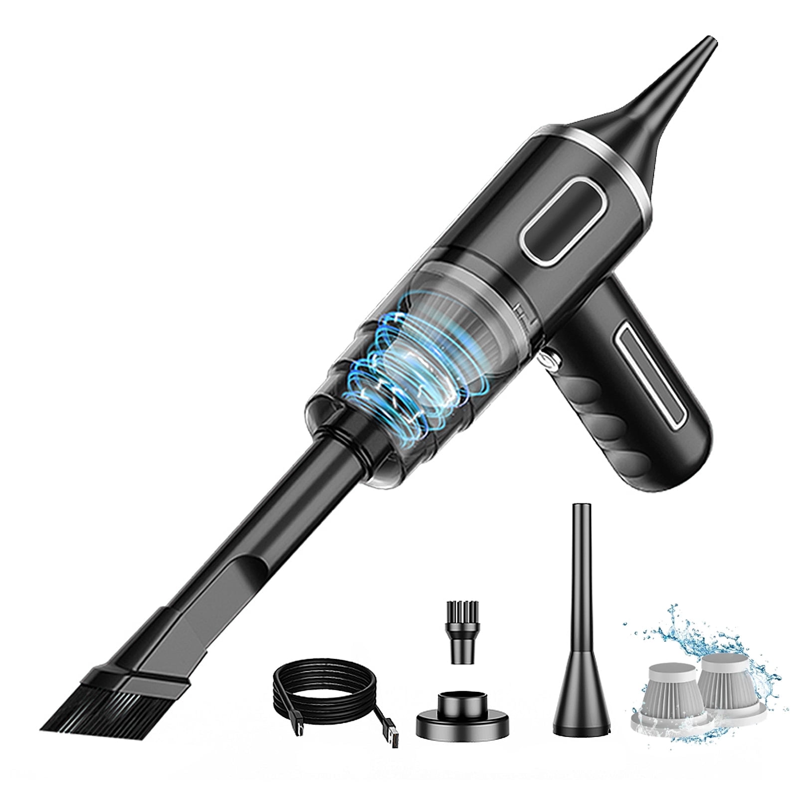Mini Vacuum, Cordless Handheld Car Vacuum Cleaner Rechargeable, 29000PA ...