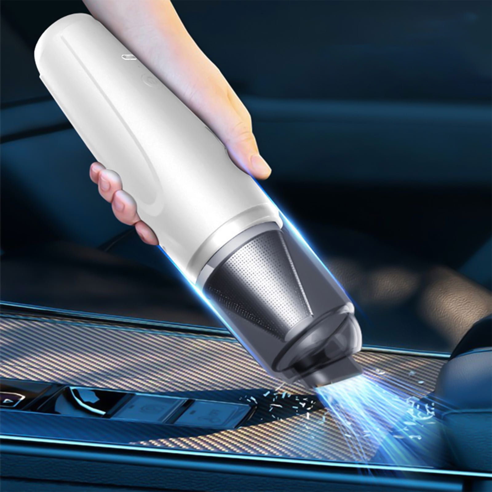 Mini Vacuum Portable Car - Rechargeable Portable Car Cleaner, Powerful ...
