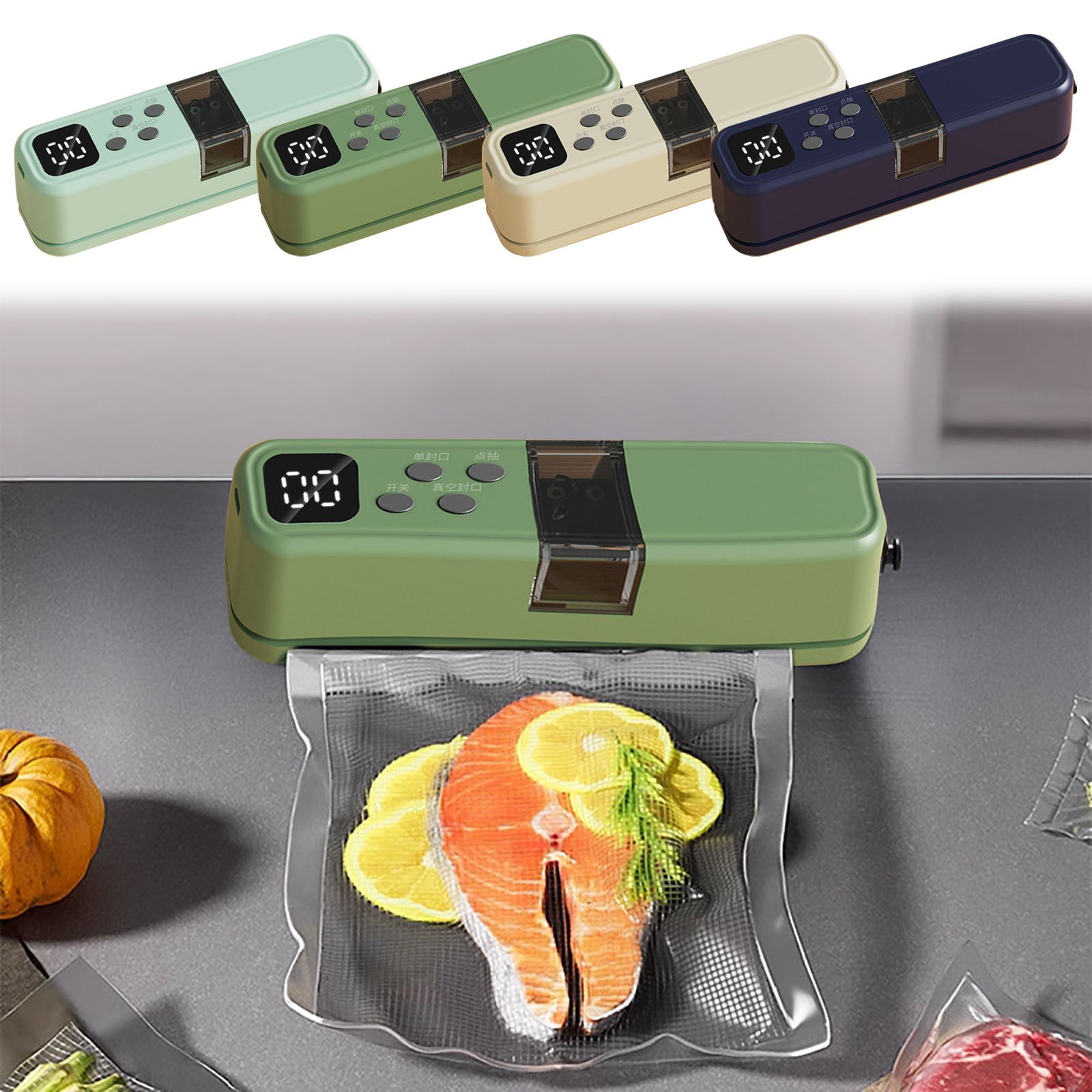 Mini Vacuum Sealer Home Food Sealing Machine | Automatic Wireless Small ...
