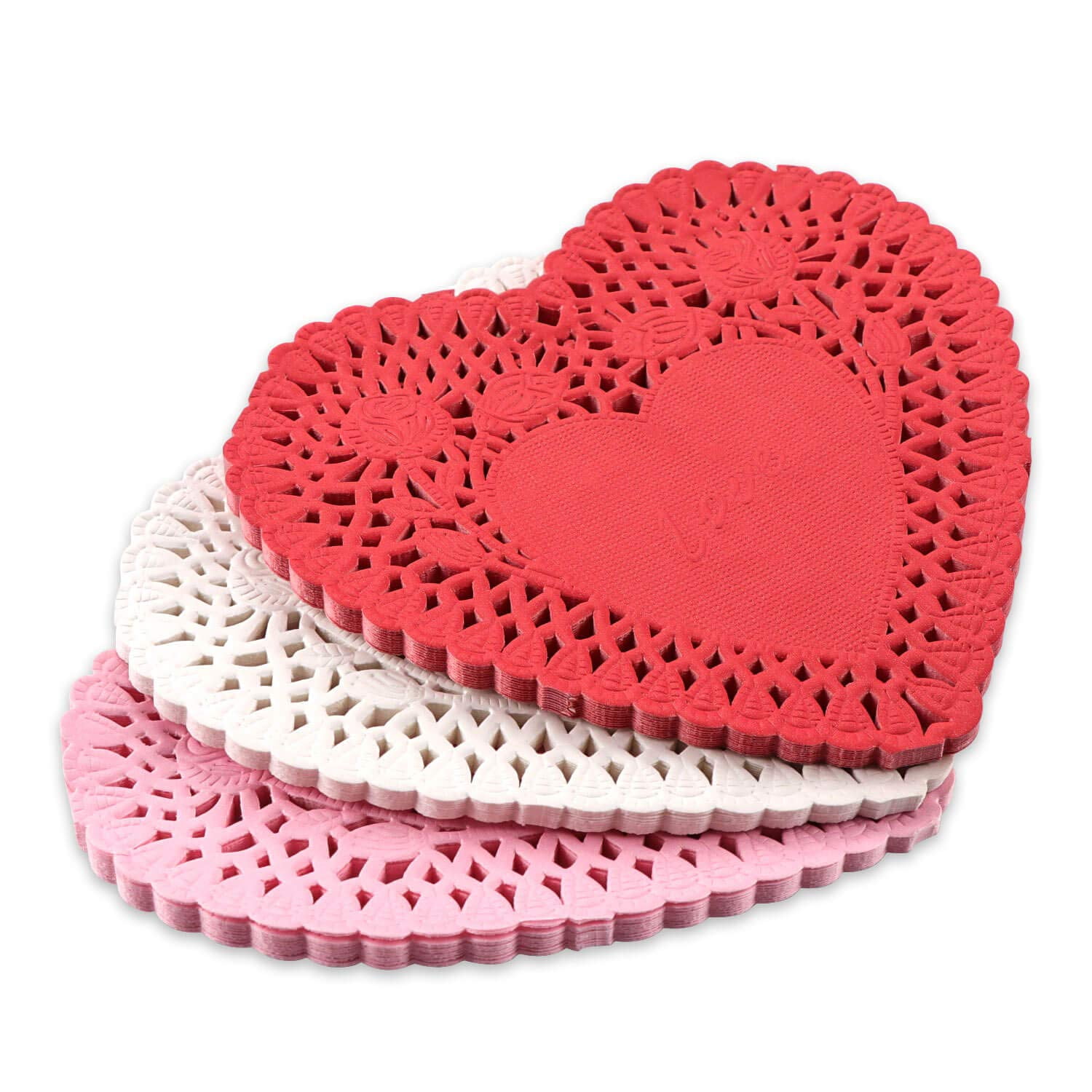Mini Valentine Heart Doilies Pack of 120 - Crafts for Kids & Home ...