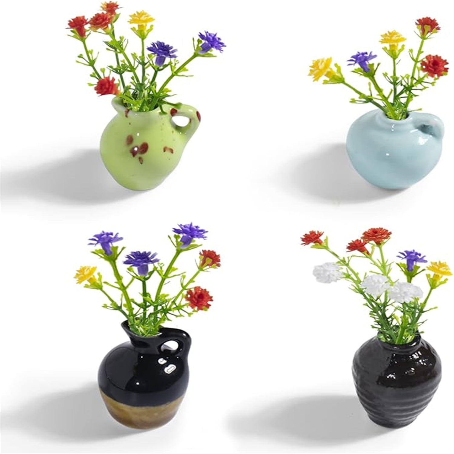Mini Vase Magnets for Fridge, Cute Magnetic Ceramic Vases for ...