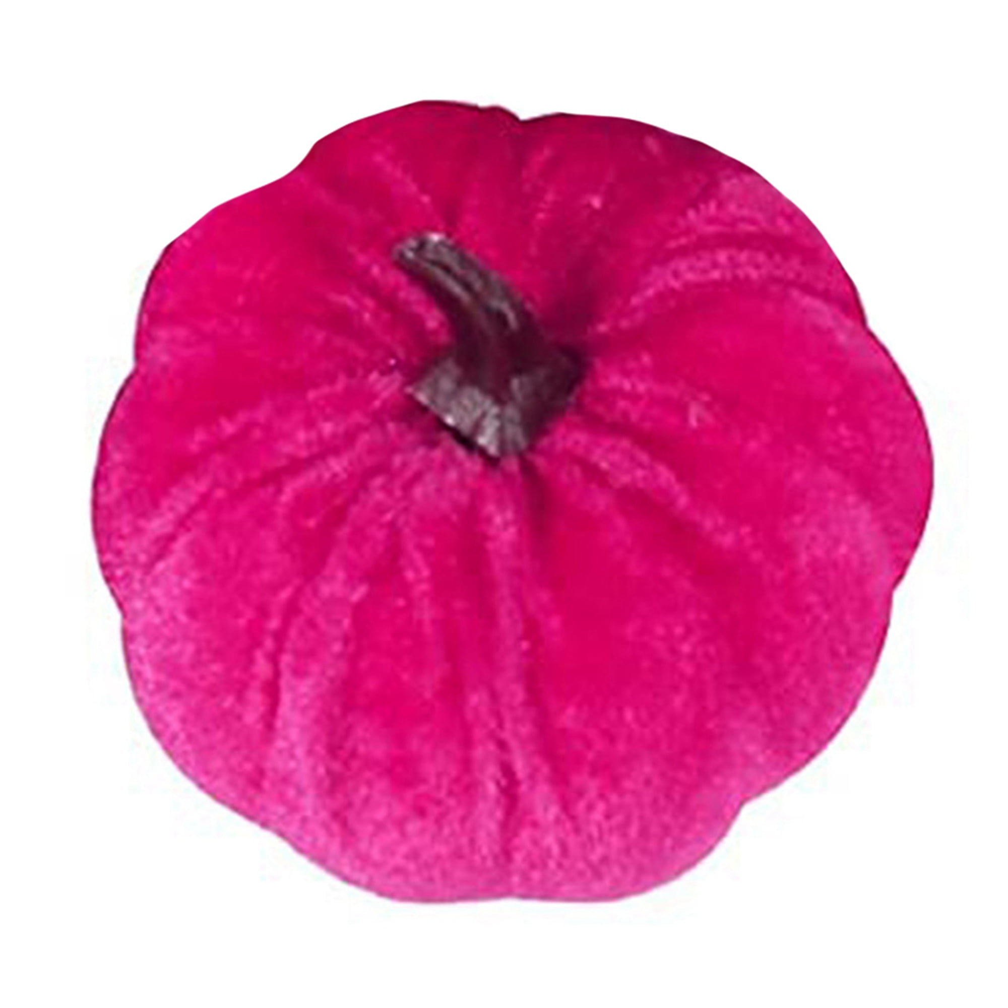 Mini Velvet Pumpkins Thanksgiving Day Decoration, Fall Harvest Small ...