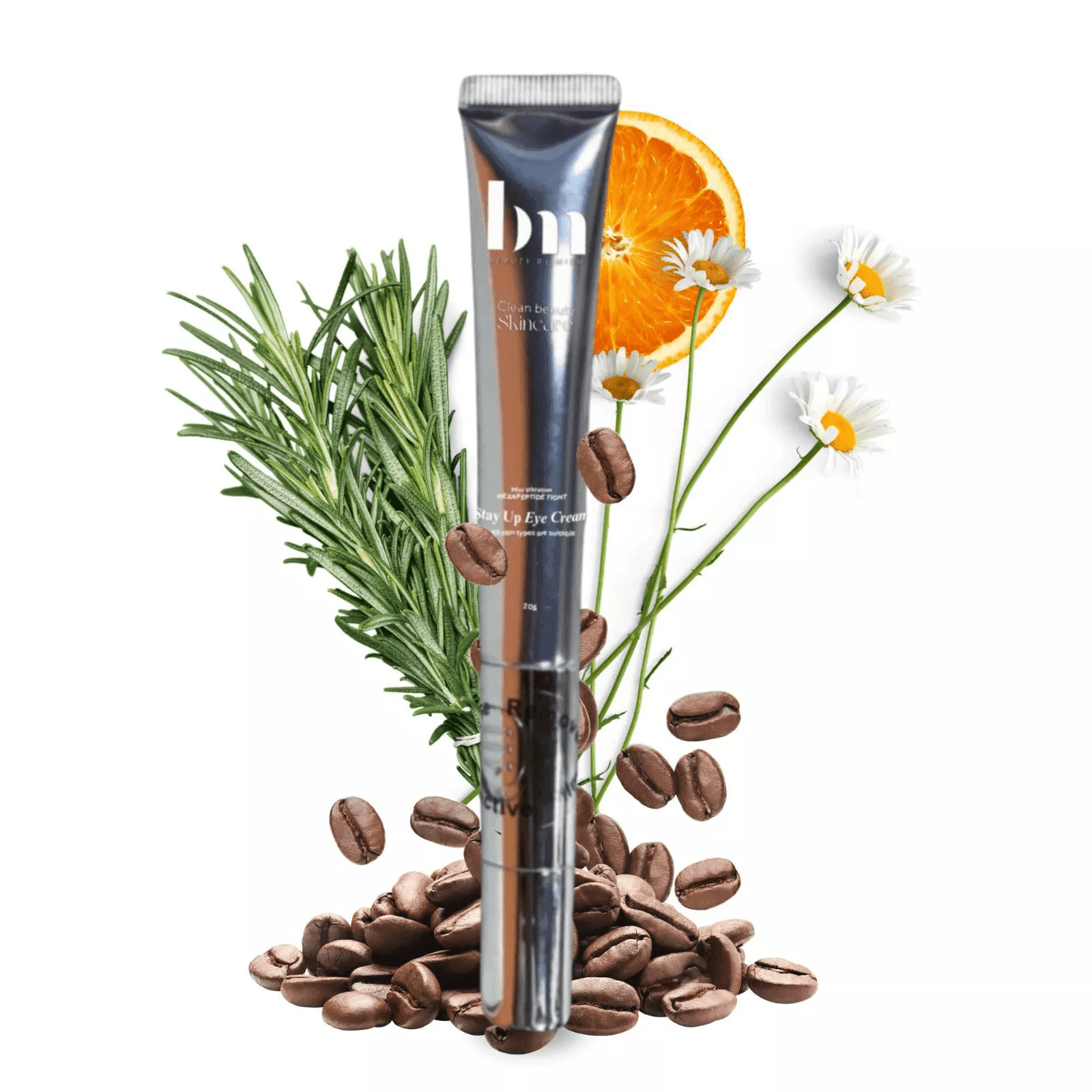 Mini Vibration Hexapeptide Eye Cream - Reduces Dark Circles, Puffiness ...