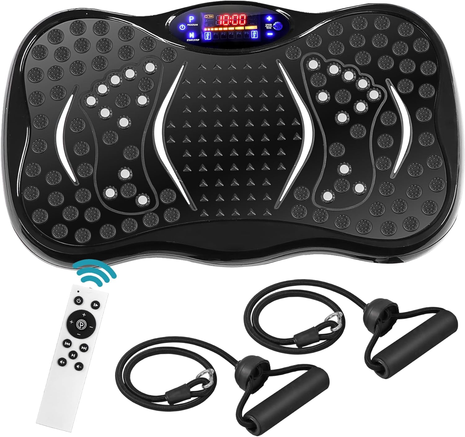 Mini Vibration Plate Machine with Remote Control,120 Speed Levels and ...