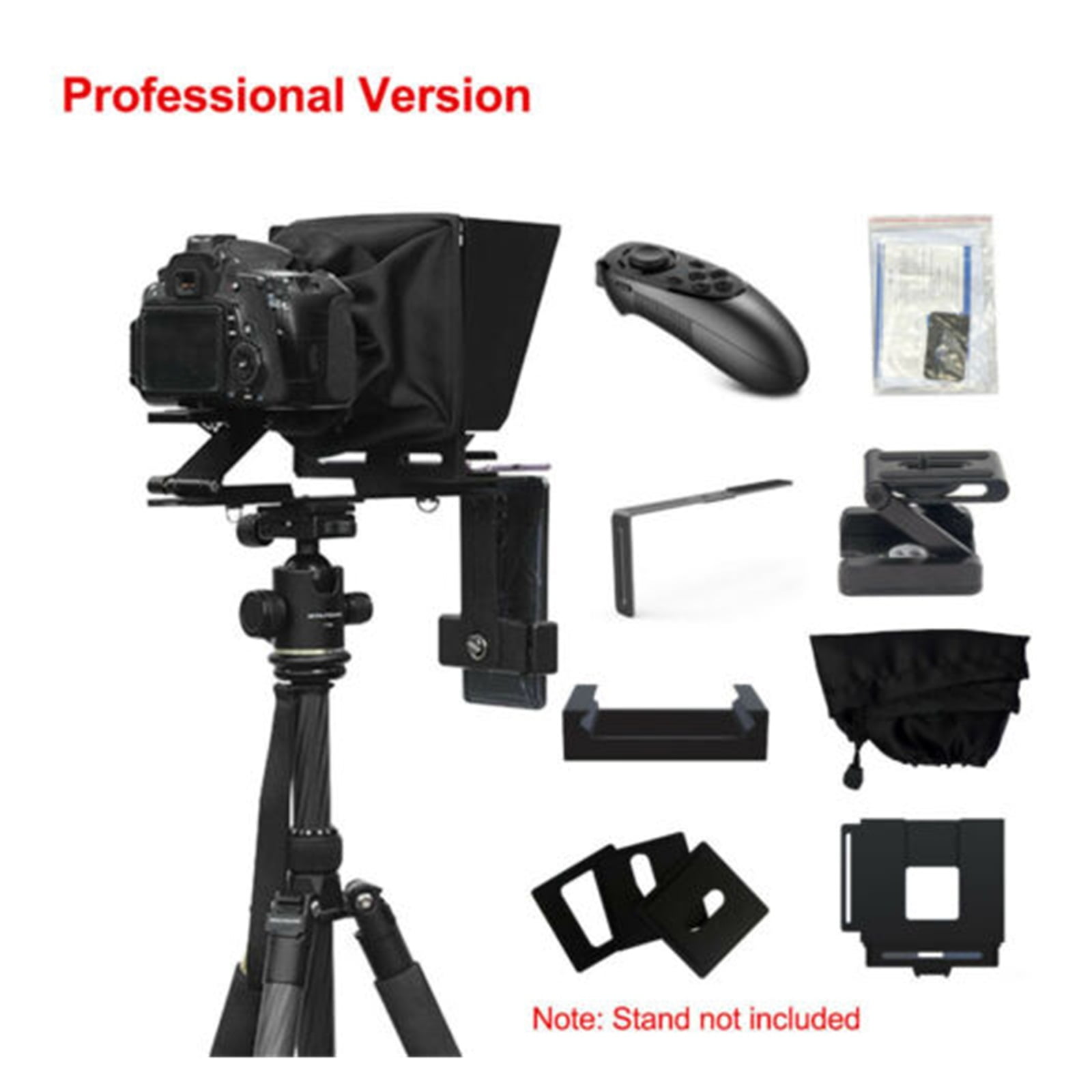 Mini Video Teleprompter HD Screen For Smartphone Camera DV ,Easy setup ...