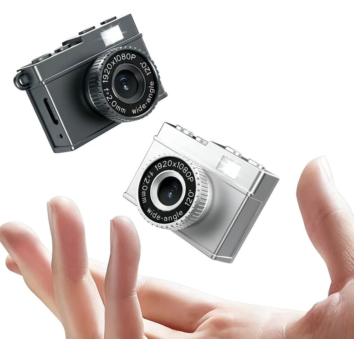 Mini Vintage Digital Camera, HD Retro Cam Portable Reflex Style Digital ...