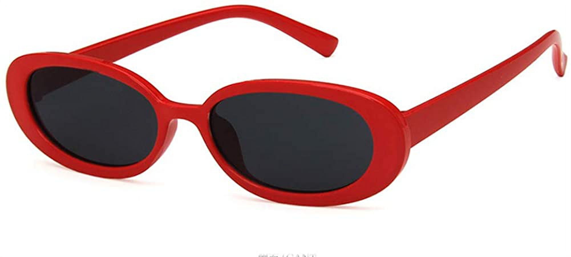 Mini Vintage Retro Extra Narrow Oval Round Skinny Cat Eye Sun Glasses ...