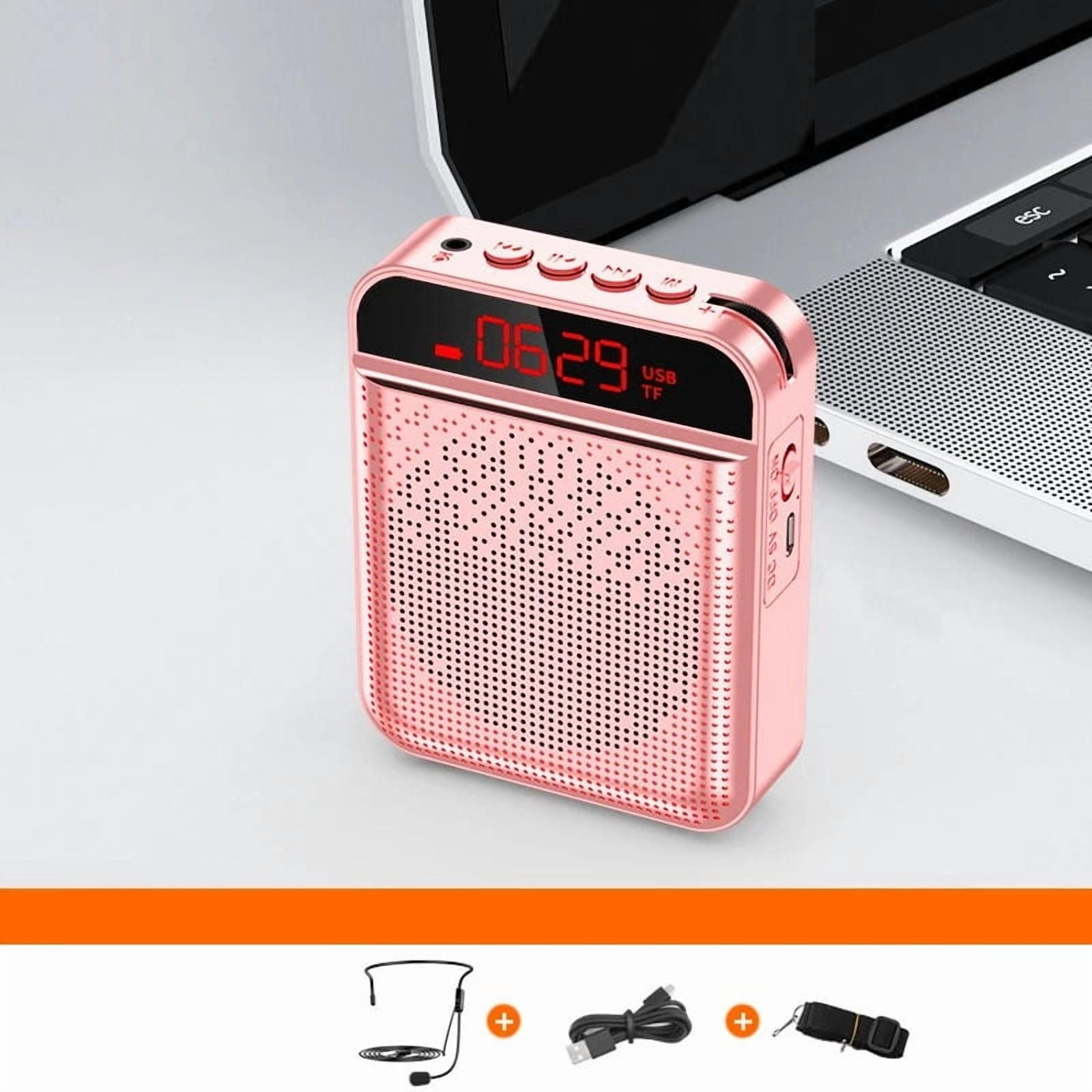 Mini Voice Amplifier Personal 3000mAh Microphone Headset Speaker ...