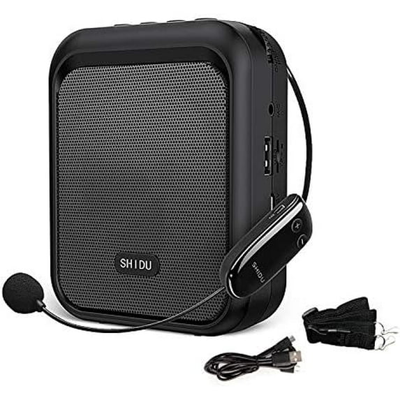 Mini Voice Amplifier Portable Bluetooth Speaker with UHF Wireless ...