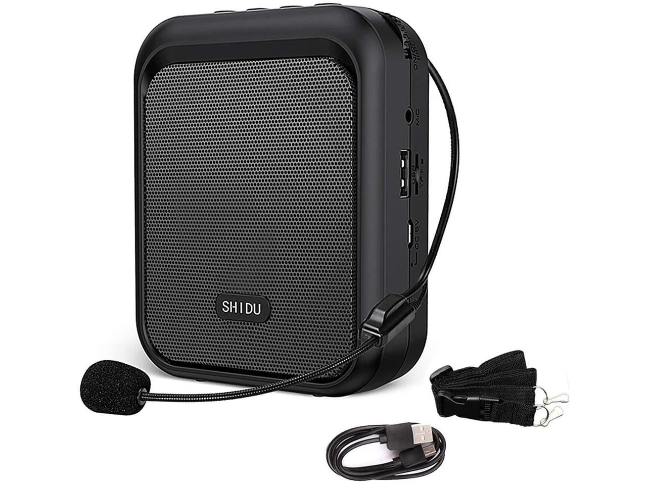 Mini Voice Amplifier Portable Rechargeable Bluetooth Speaker with Wired ...