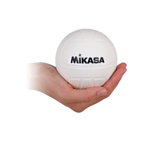 Mikasa Sports' Mini Volleyball, 4'' White - Soft, Durable & Perfect for ...
