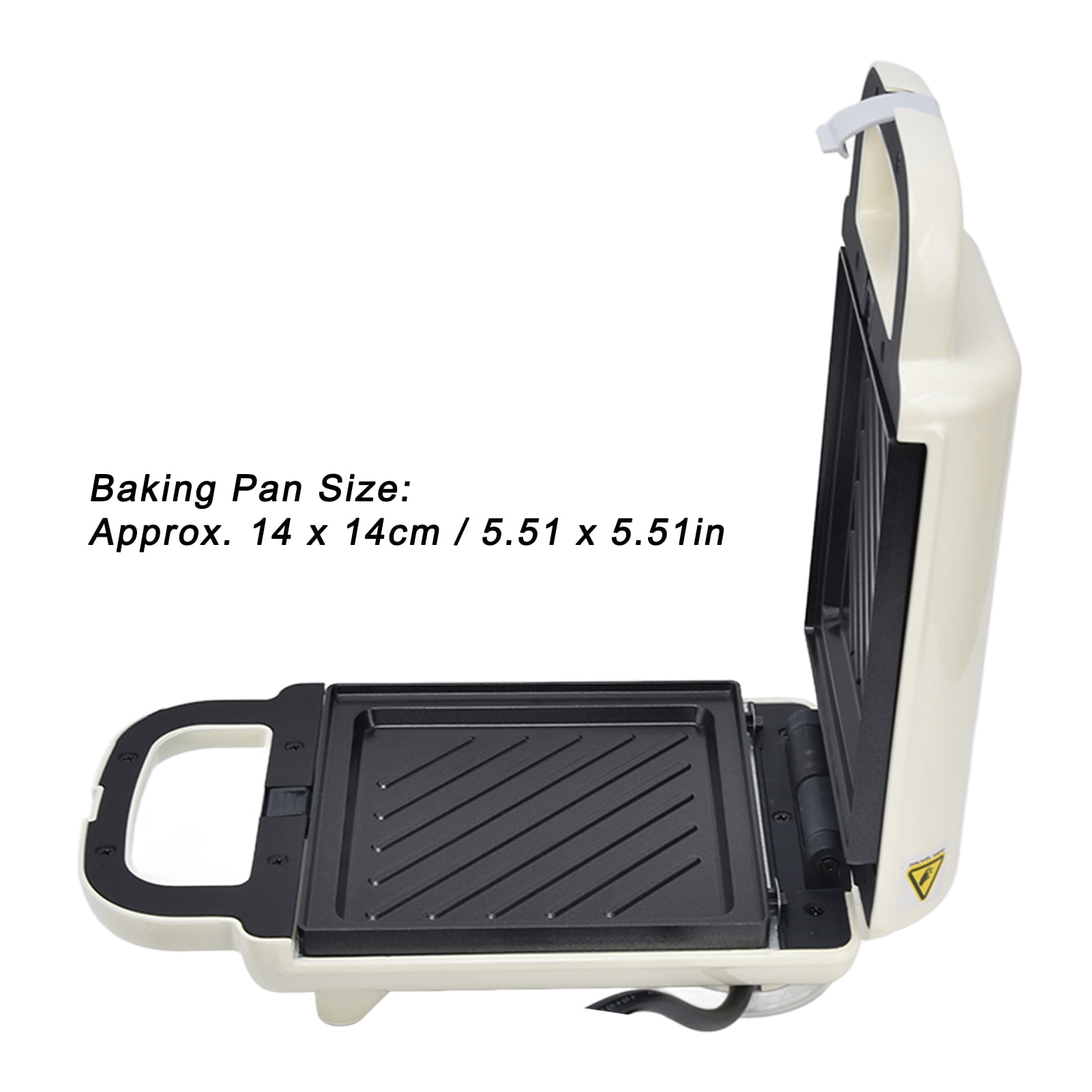 Mini Waffle Maker ABS Stainless Steel Waffle Sandwich 2 in 1 Breakfast ...