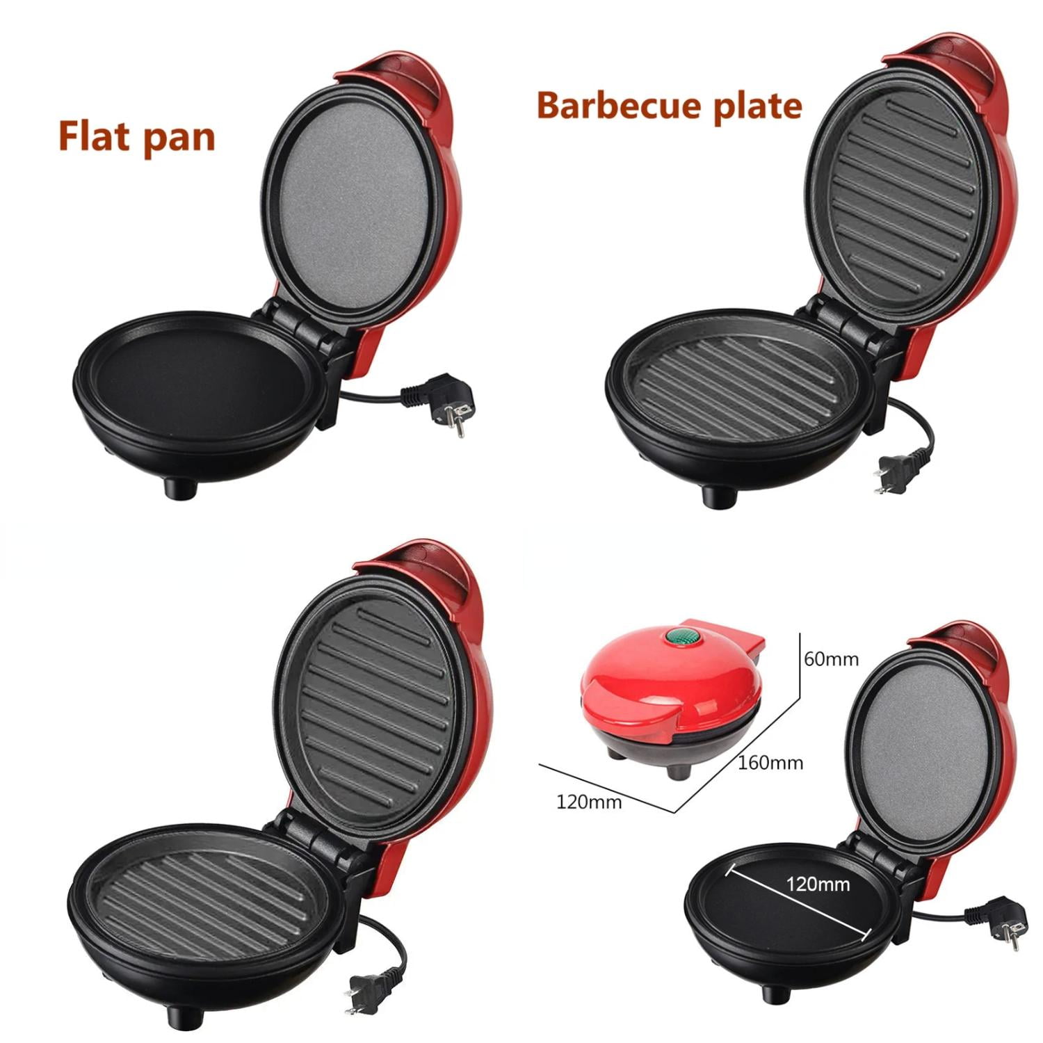 Mini Waffle Maker Pancake Baking Machine Sandwich Toast Breakfast Maker ...