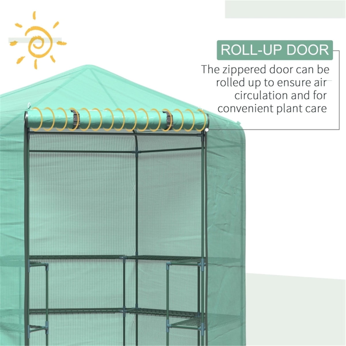 Mini Walk-in Greenhouse for Indoor and Outdoor Gardening - Durable, UV ...