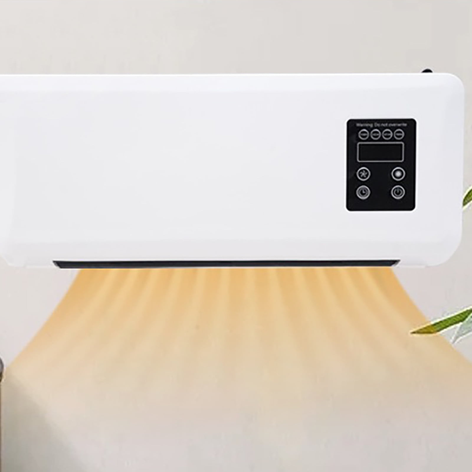 Mini Wall Mounted Air Curtain Fan 2 In 1 Desk Fan Bladeless Wall Mount ...