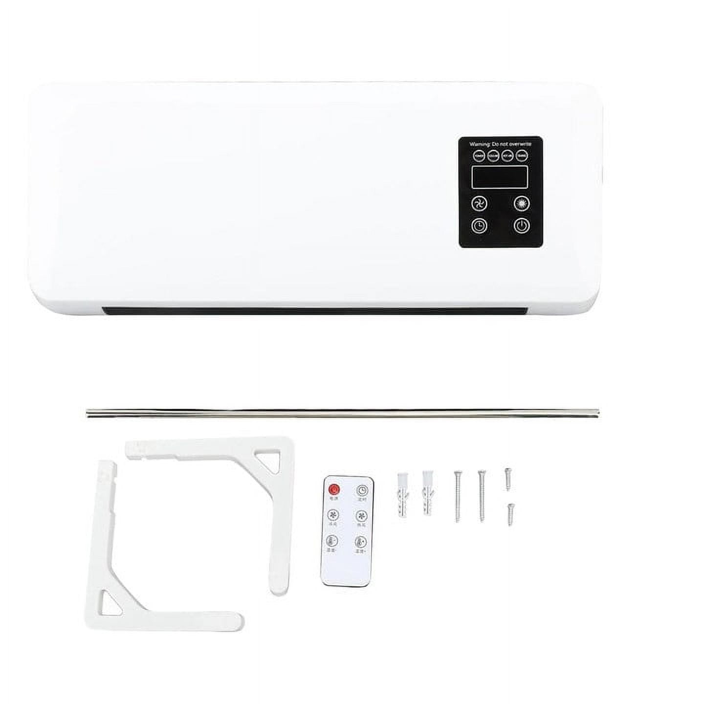 Mini Wall Mounted Air Curtain Fan 2 In 1 Desk Fan Bladeless Wall Mount ...