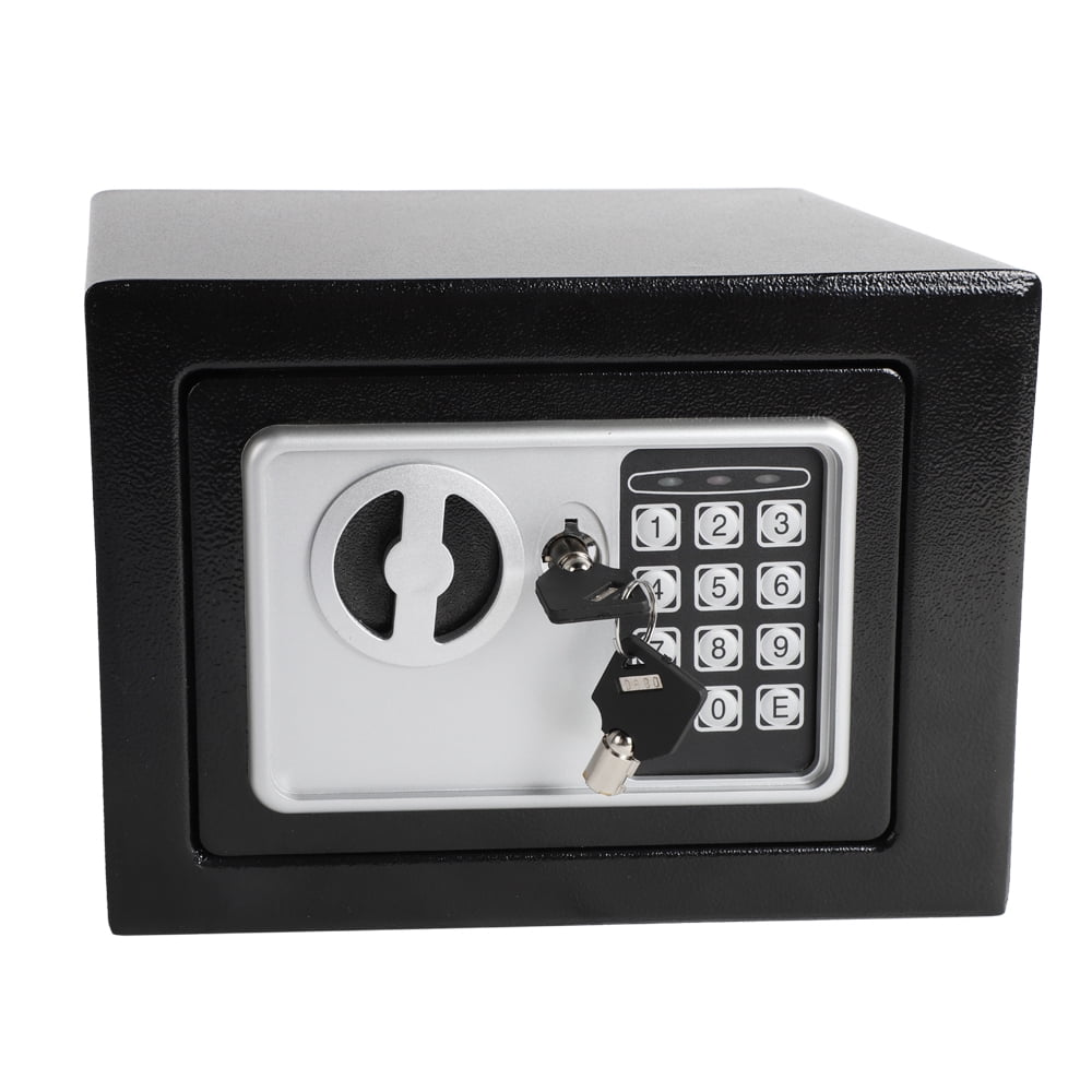 Mini Wall-Mounted Electronic Code Safe Box - Compact Metal Steel ...