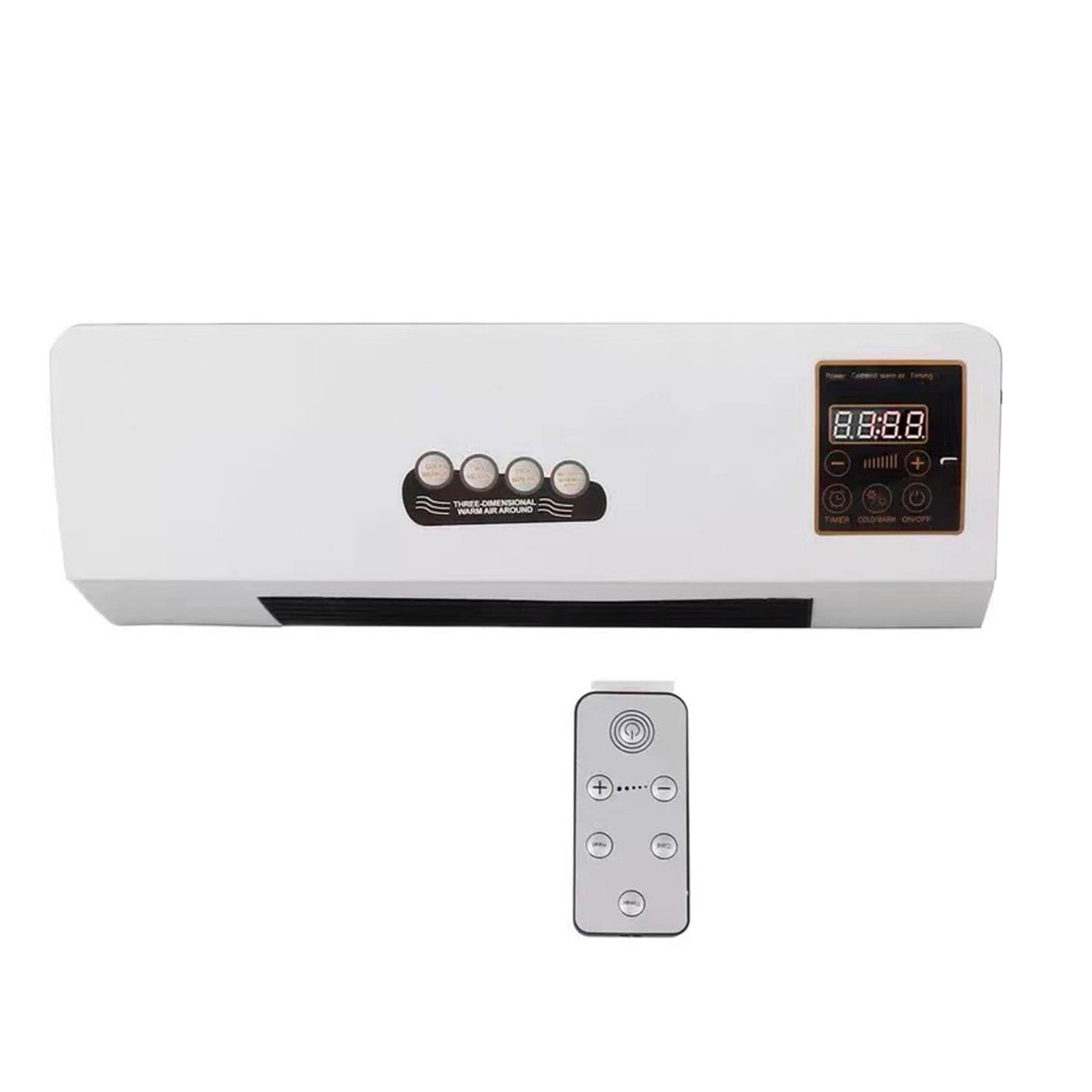 Mini Wall Mounted Fan 2 In 1 Desk Fan Bladeless Wall Mount Fan ...