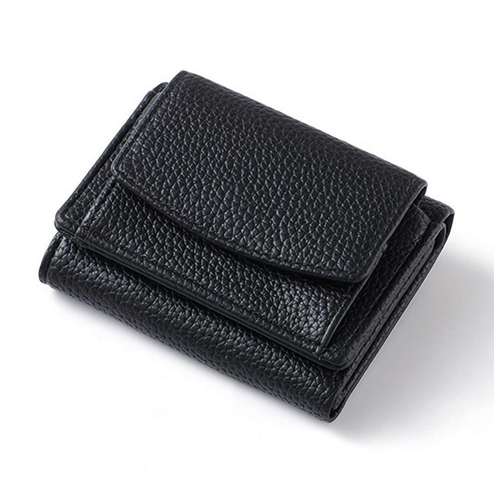 Mini Wallet, 2025 New Leather Blocking Card Holder Pocket Organizer ...