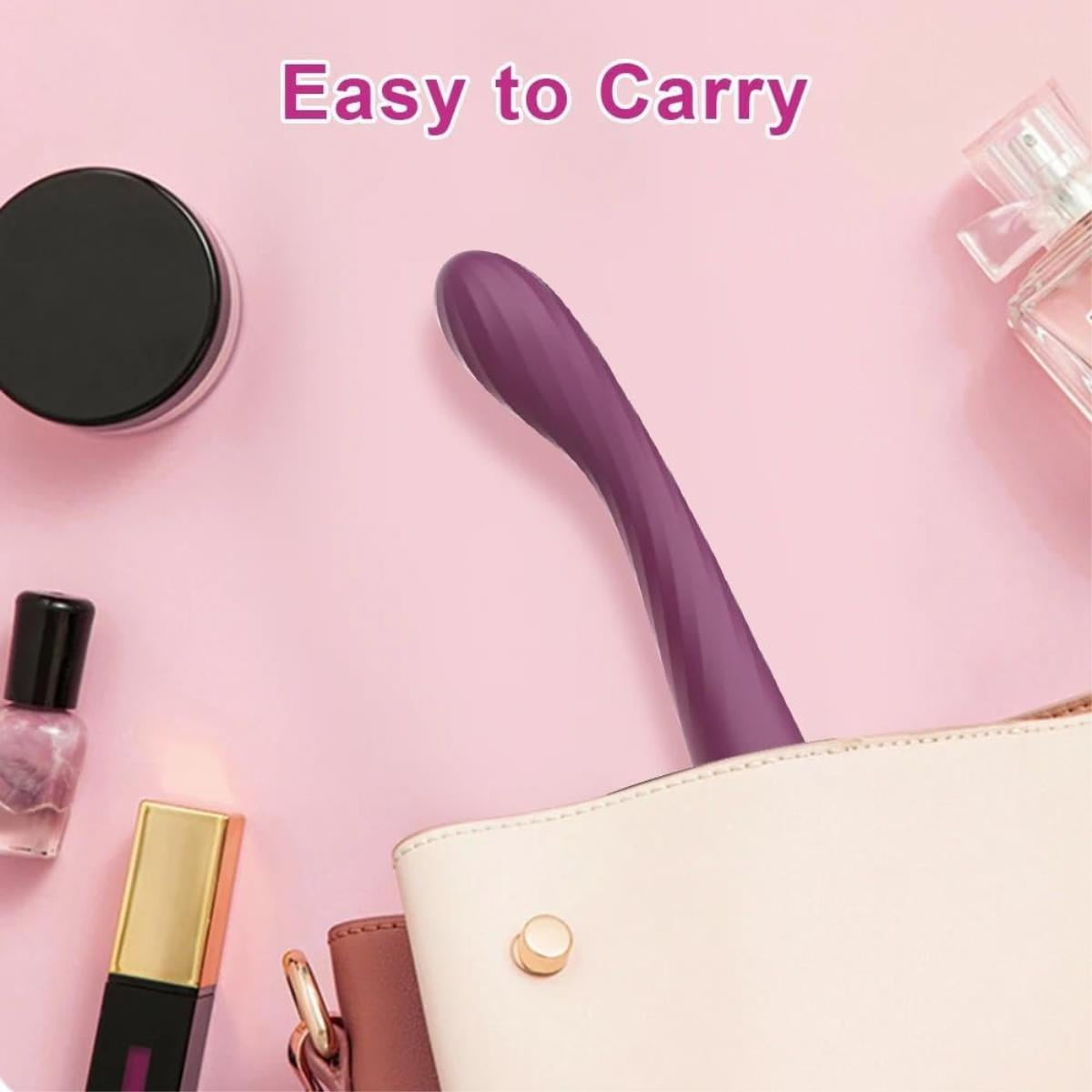 Mini Wand Massager,Small Handheld Massager with 10 Quiet Modes ...