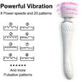 Mini Wand Massager Upgraded Personal Cordless Wand Massager With 10