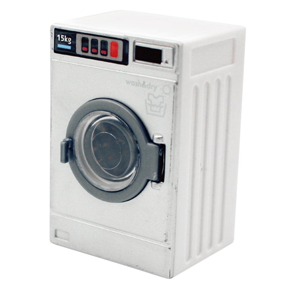 Mini Washing Machine Washer Miniatures Wild Accessories Dollhouse ...