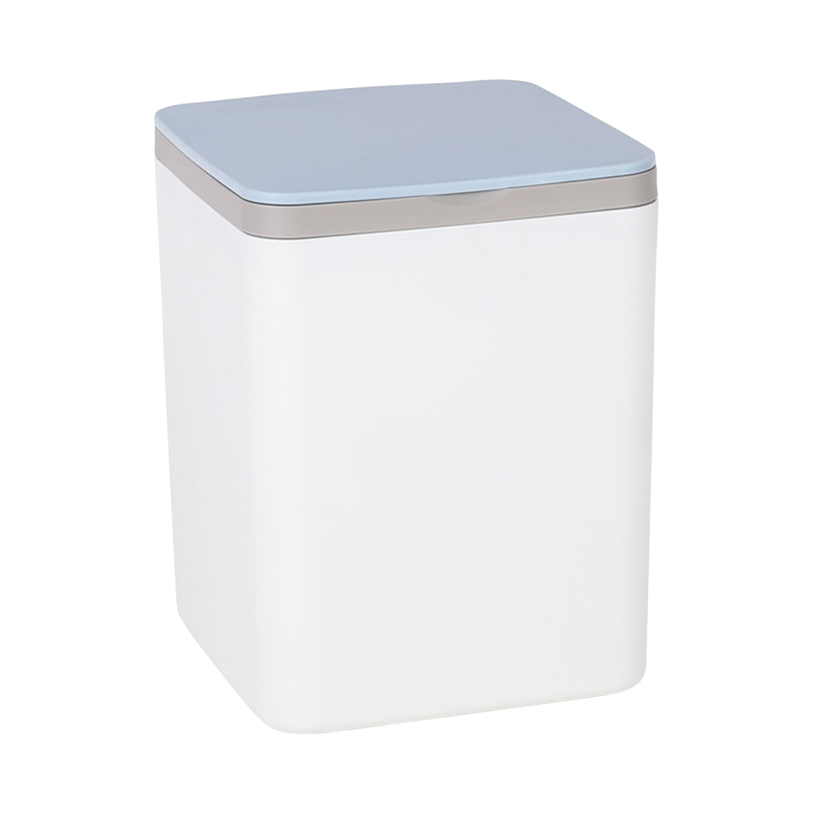 Mini Wastebasket Can with Swing Lid , Tiny Desktop Waste Garbage Bin ...