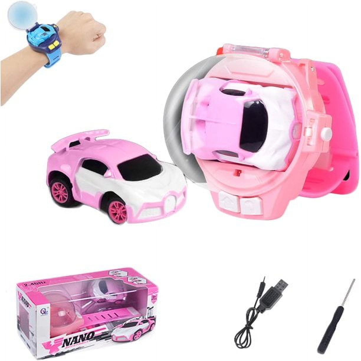 Mini Watch Control Remote Wrist Toy Car, RC Car Gift for Boys Kids ...