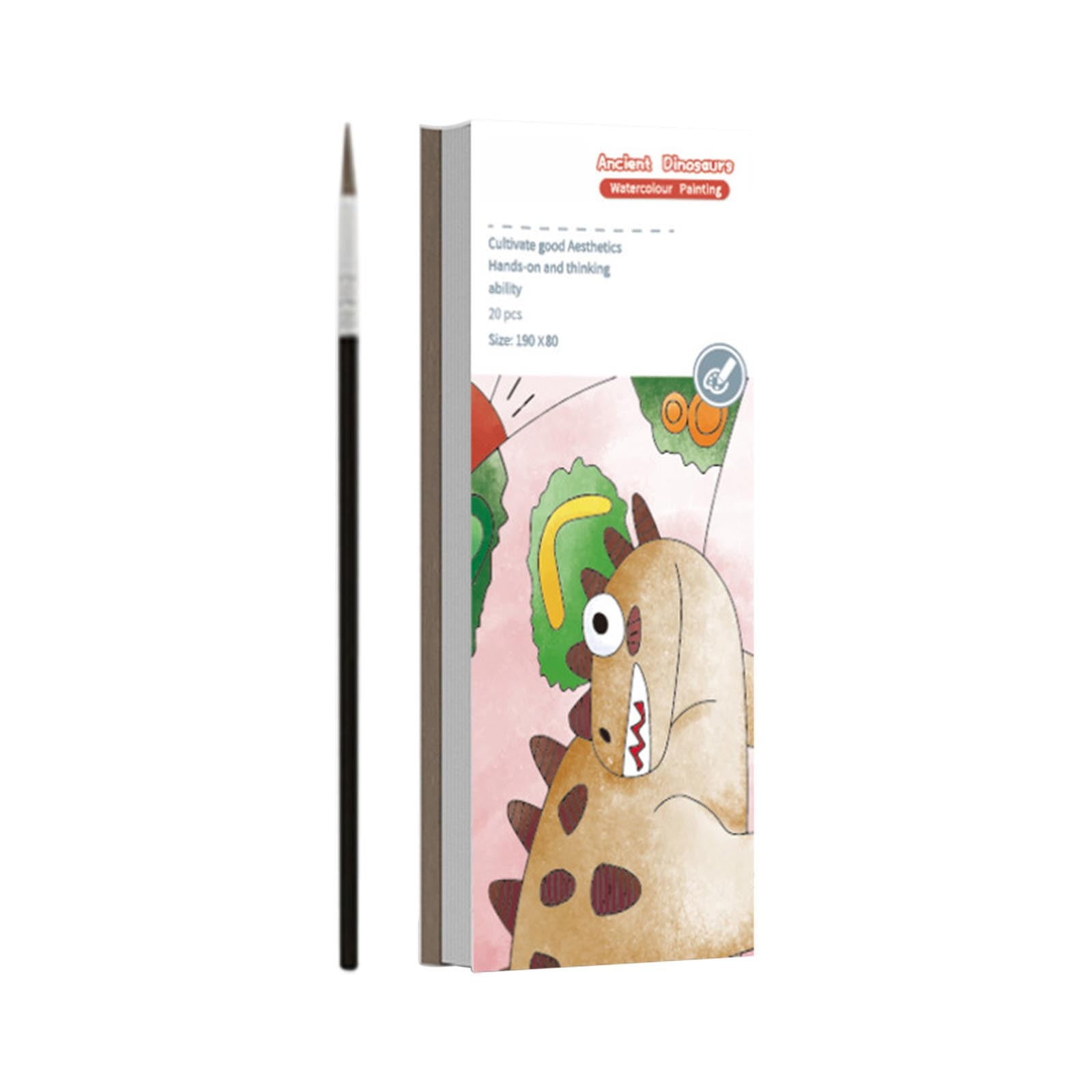 Mini Watercolor Paint Pad with Brush, Mini Paint Pad, Pocket Watercolor ...