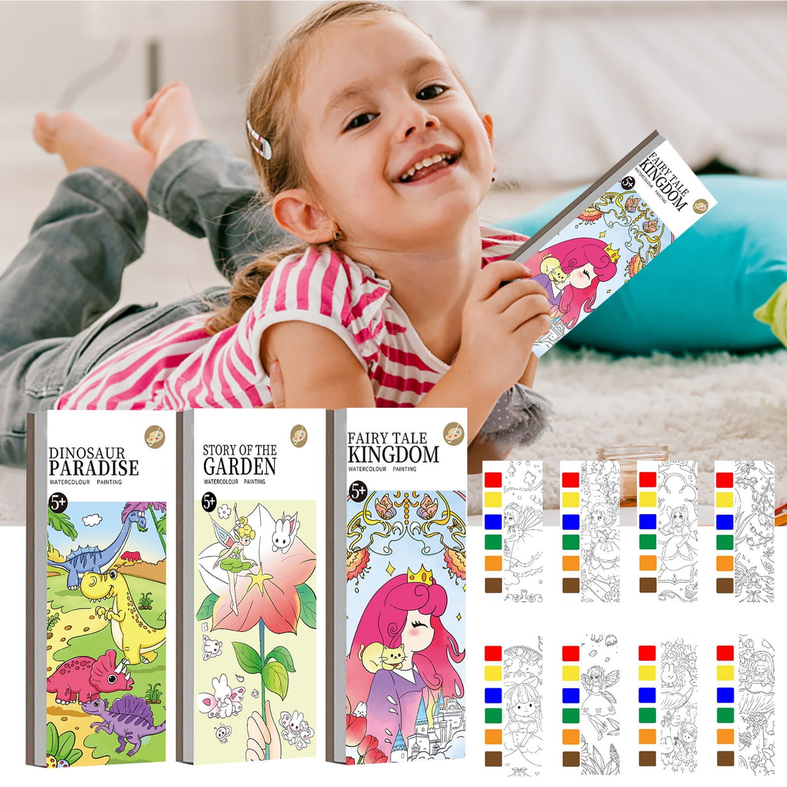 Mini Watercolor Paint Pad, Typo Mini Paint Pad, Pocket Watercolor ...