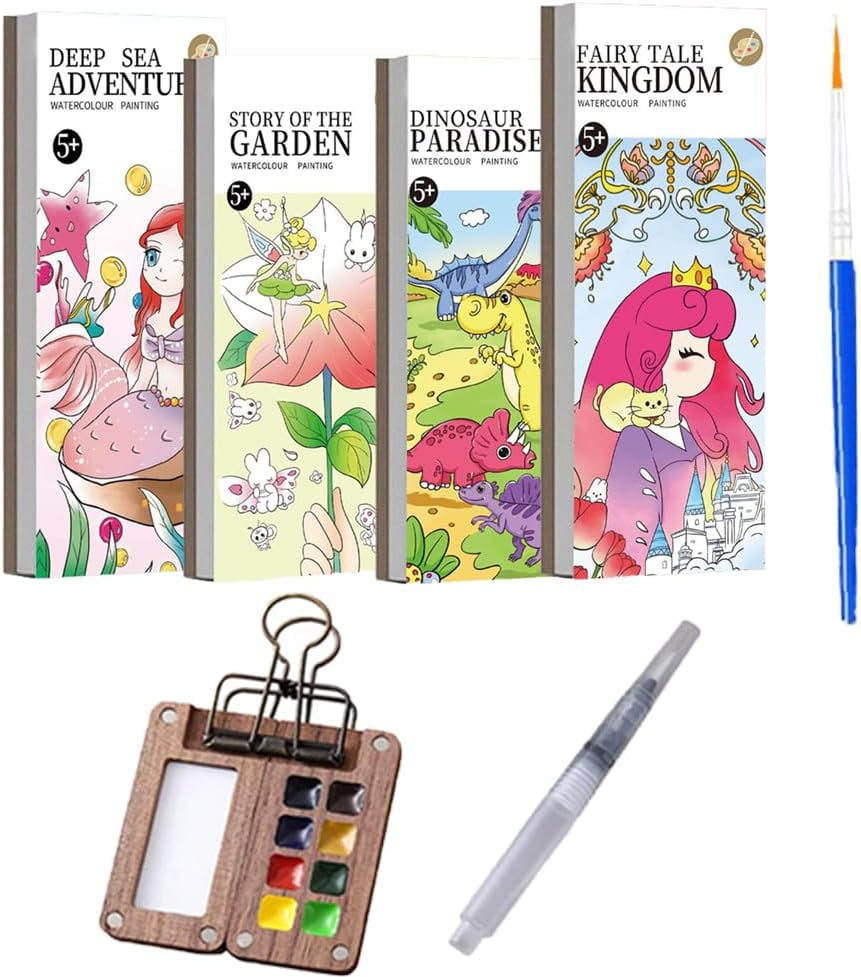 Mini Watercolor Paint Pad, Watercolor Paint Pad, Typo Mini Watercolor ...