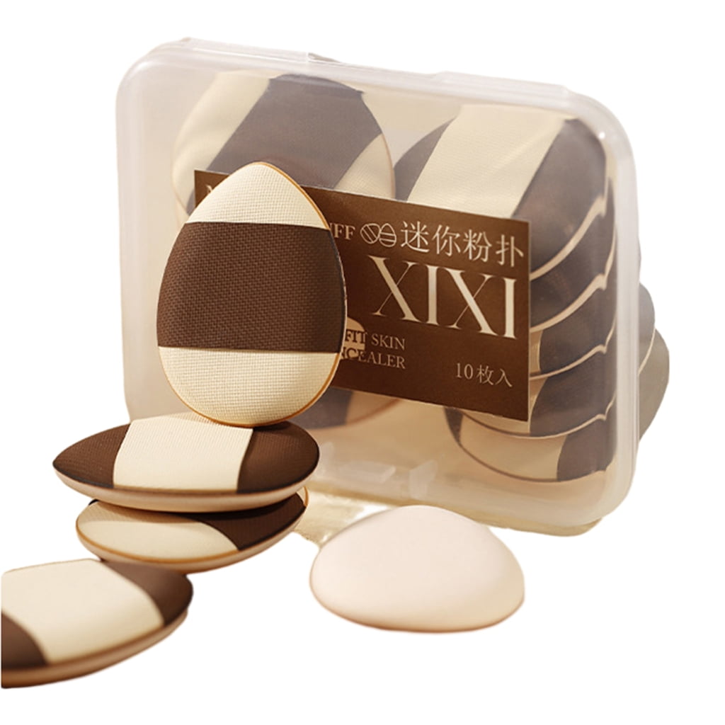 Mini Waterdrop Powder Sponges Puff Makeup Pads Quick and Easy ...