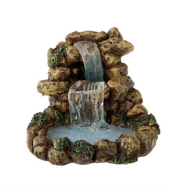 Make Market® DIY Water Garden Mini Waterfall Pool with Brown Rocks ...