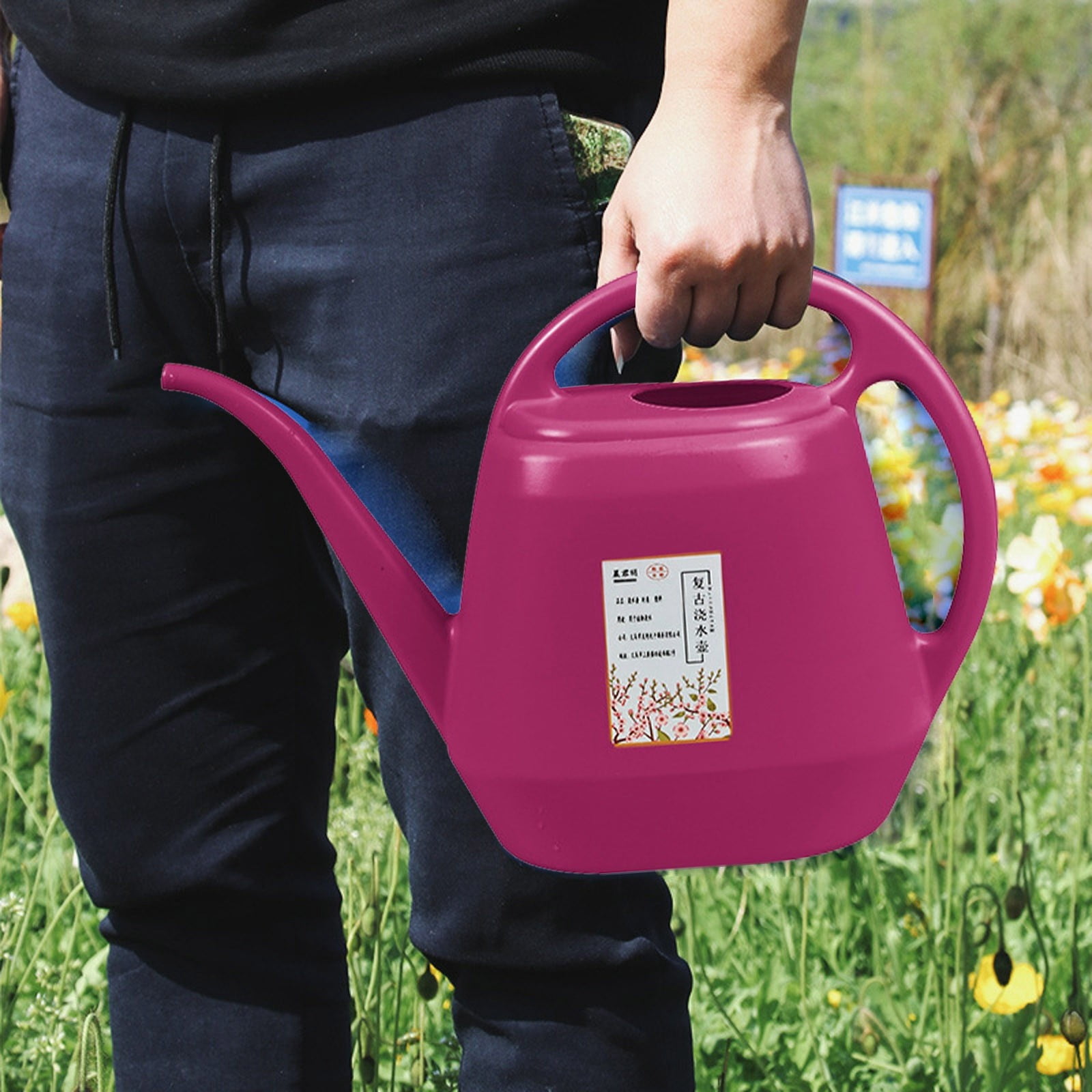 Mini Watering Can For Indoor 4L Large Capacity Long Mouth Watering ...