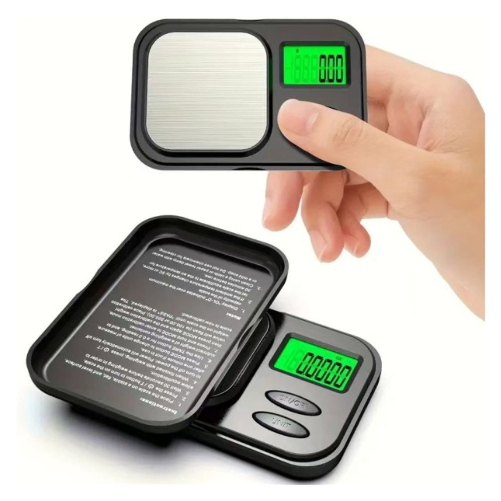 Mini Weighing Tool Precision Pocket Scale Backlit LCD Balance Mini ...